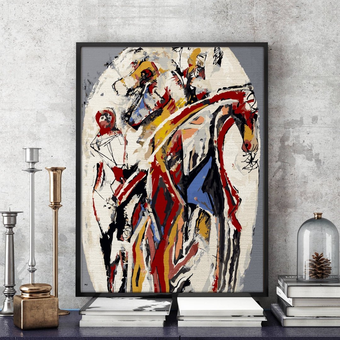 Horses (Petite composition équestre II) - Pictură pe numere - Pictorul Fericit