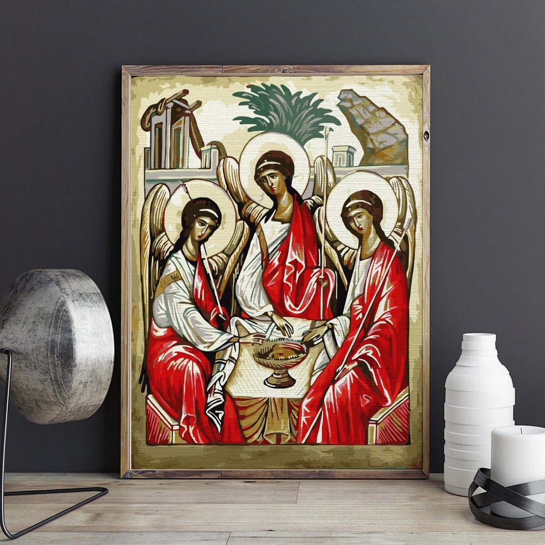 Picturi pe numere cu Icoane Religioase – Pictorul Fericit