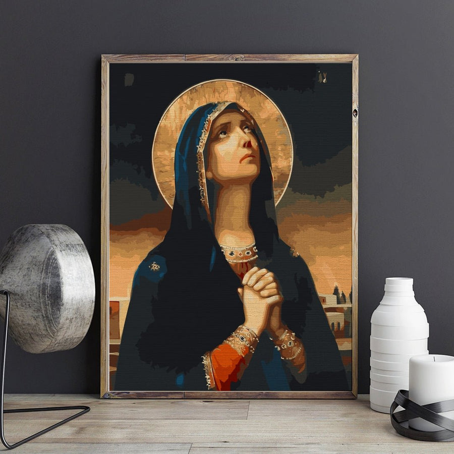 Picturi pe numere cu Icoane Religioase – Pictorul Fericit