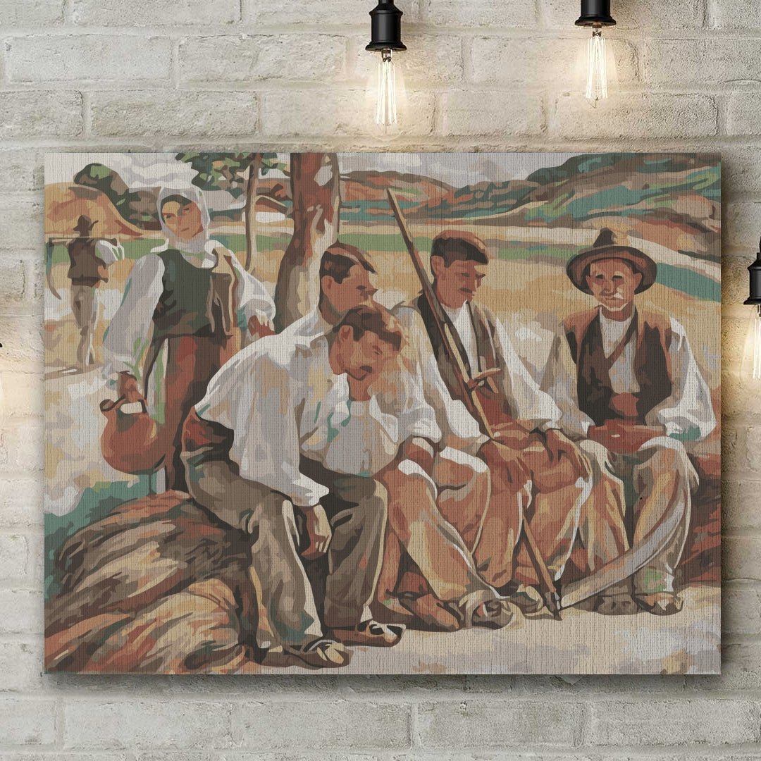 Picturi pe numere România – Pictorul Fericit